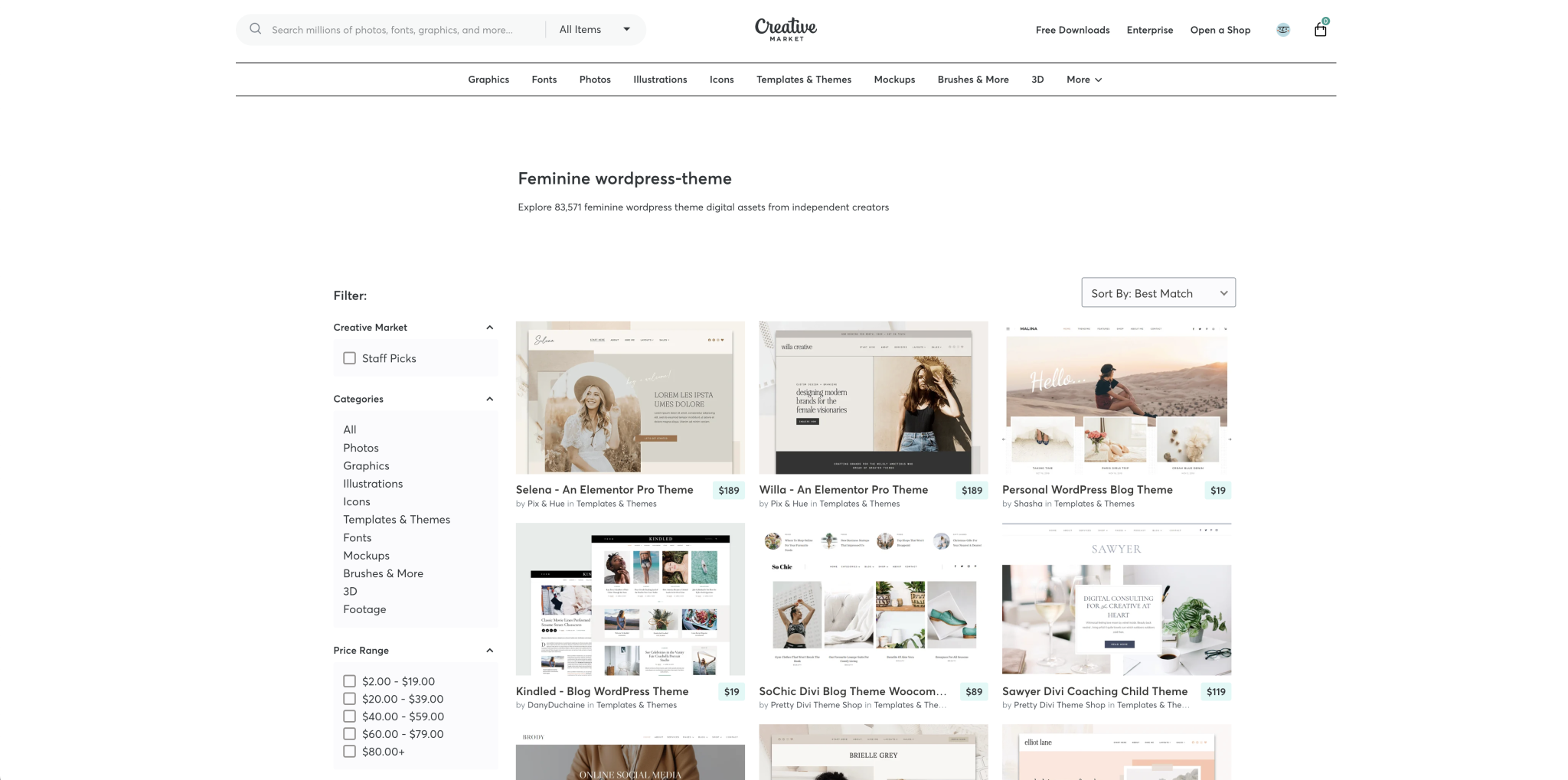 Where to Find Chic and Feminine WordPress Themes – Bloom & Brand | Your ...