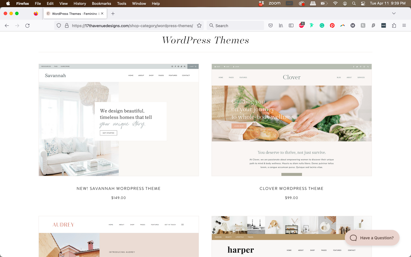 Where to Find Chic and Feminine WordPress Themes – Bloom & Brand | Your ...